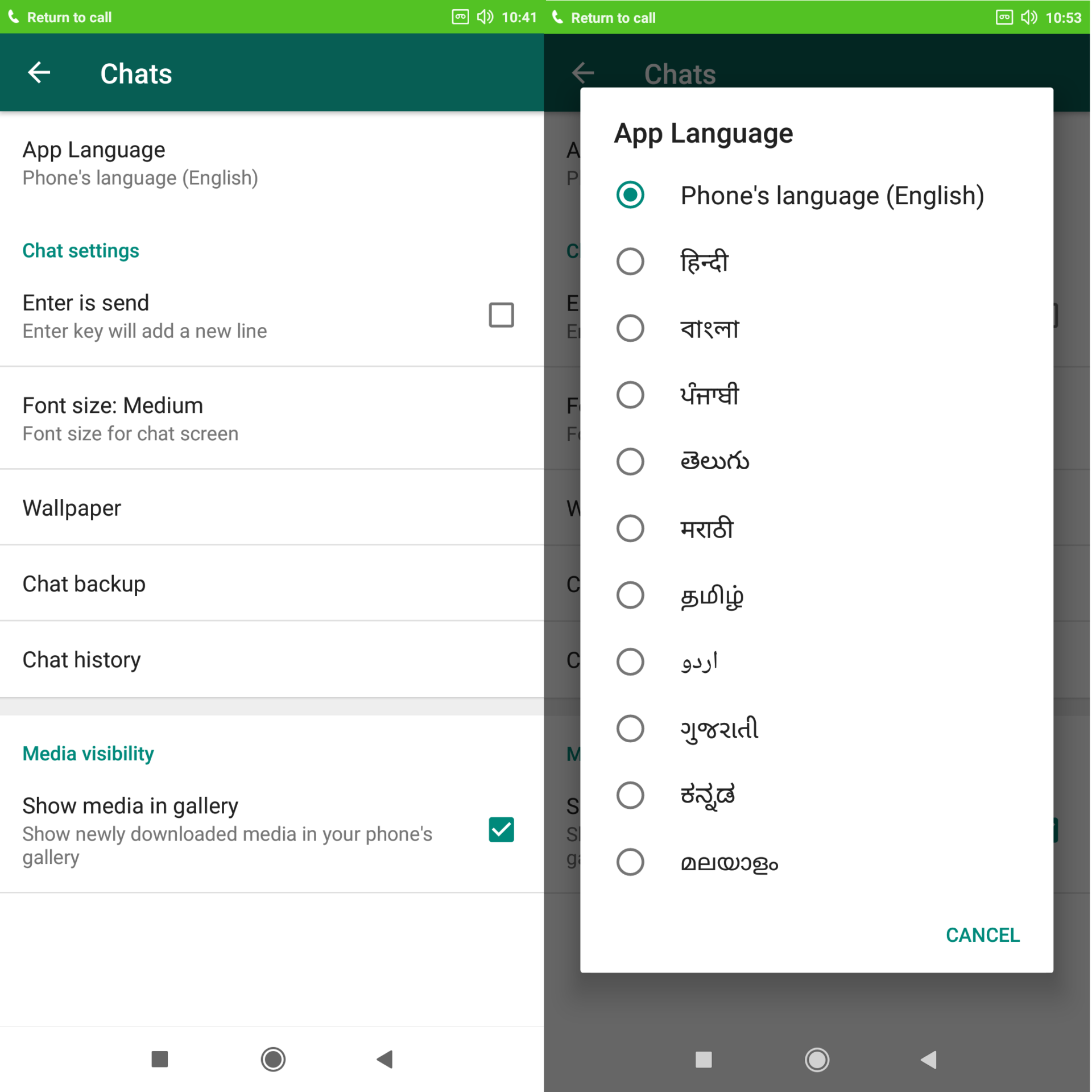 How to Use Whatsapp in Your Indian Local Language