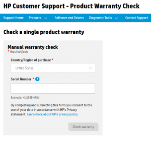 How to Check HP Laptop Warranty Status