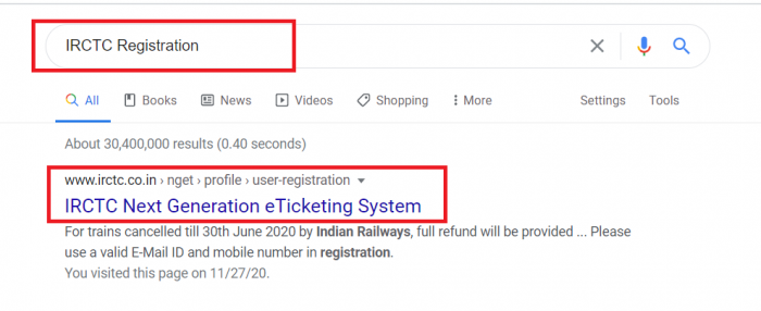 How to Create New account on IRCTC – Registration, Signup Process