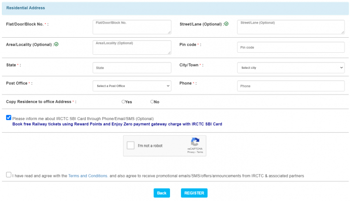 How to Create New account on IRCTC – Registration, Signup Process